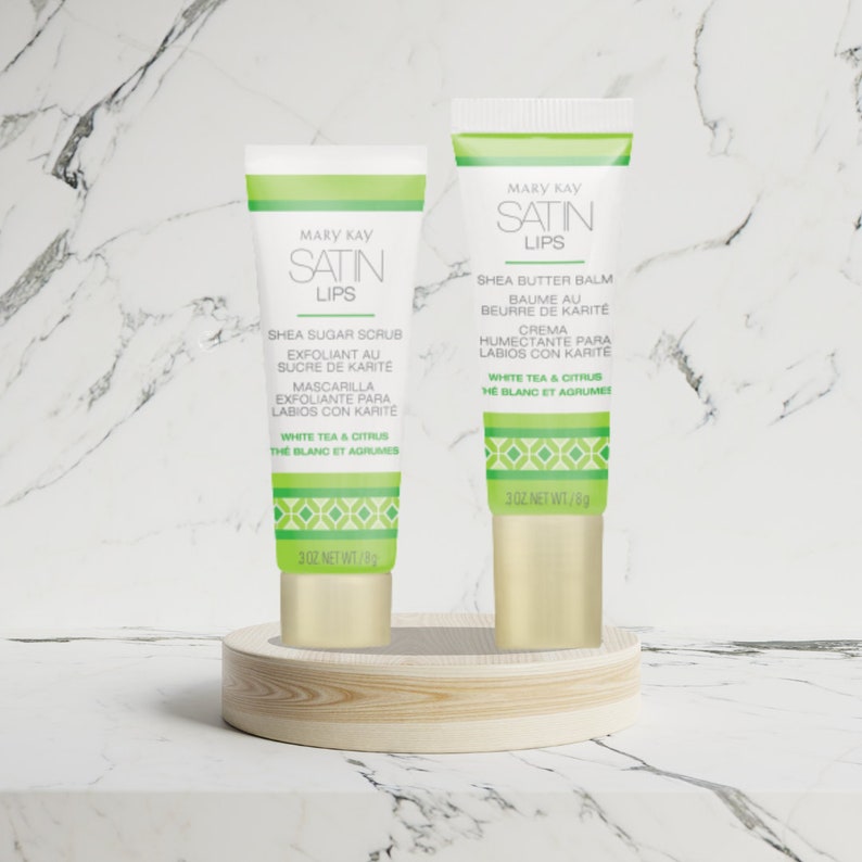 White Tea & Citrus Satin Lips Set - Etsy