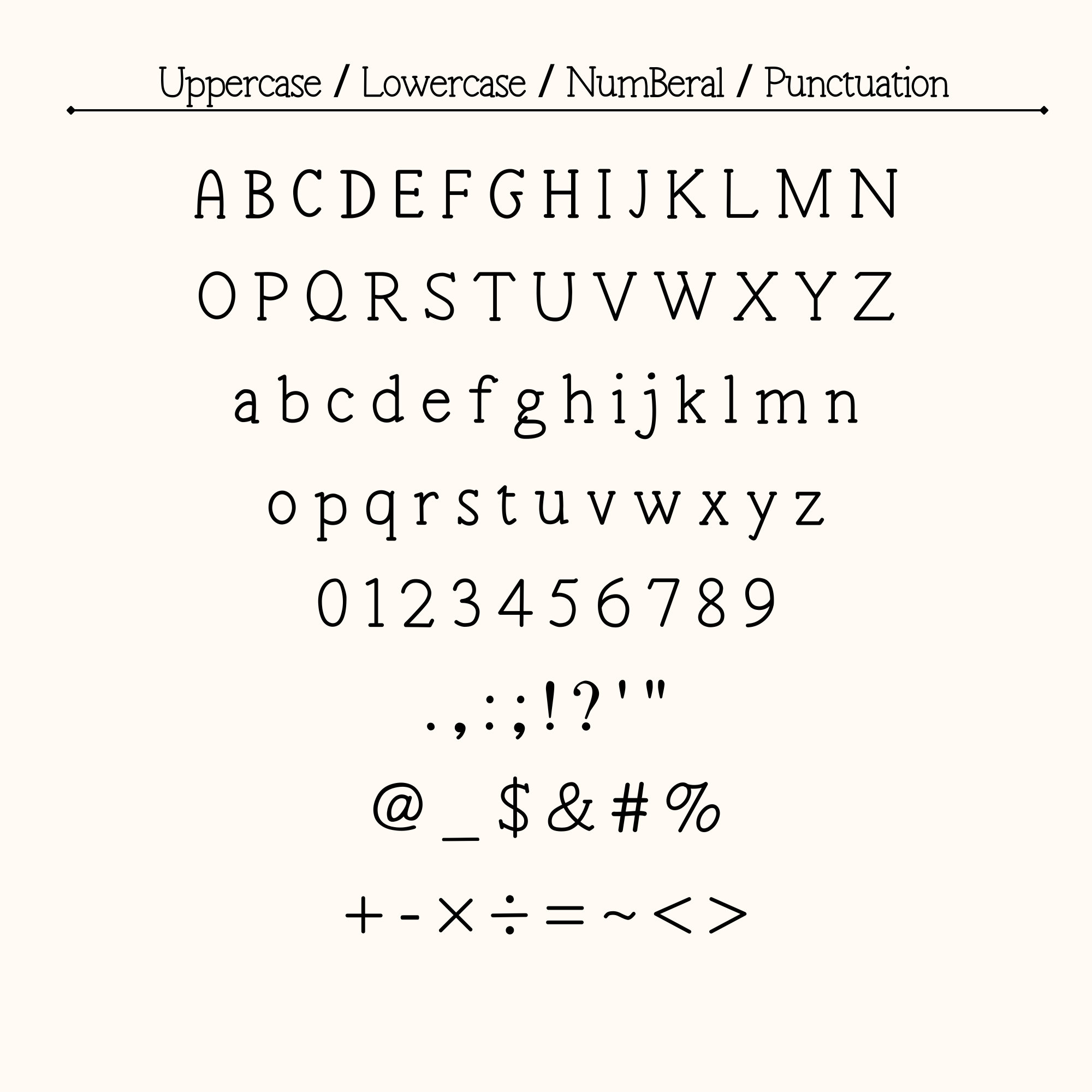 Lucinda Serif Font Neat Handwritten Font | Cute Handwriting | Digital ...