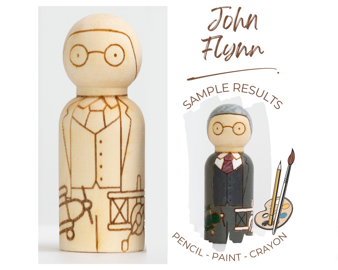 DIY Reverend John Flynn Royal Flying Doctors Service Wooden - Etsy