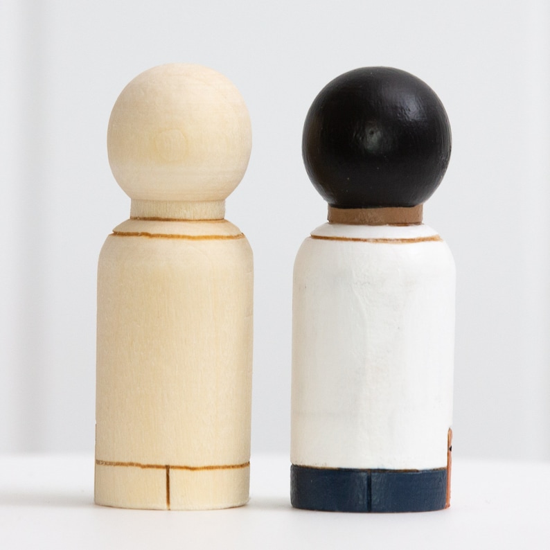 Peg Doll Doctor Wooden Montessori Craft Kit Learning Activity EYFS ...