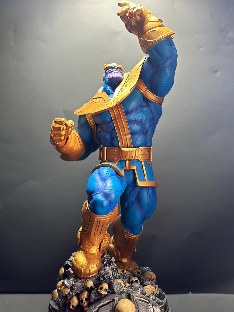 Painted Thanos Figure - Etsy