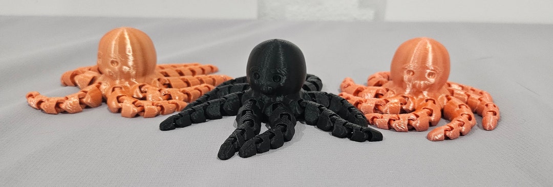 Articulating Octopus Fidget Toy/3d Printed/ - Etsy