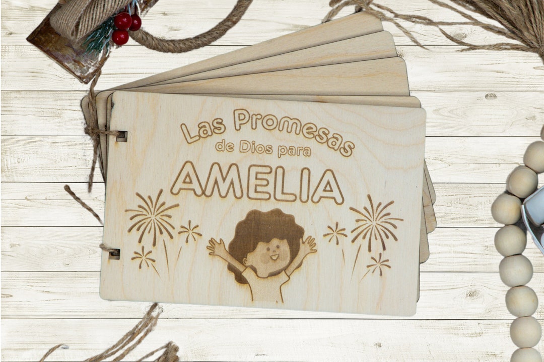 Personalized Children's Promise Book Español Baby Gift for Girl God's ...