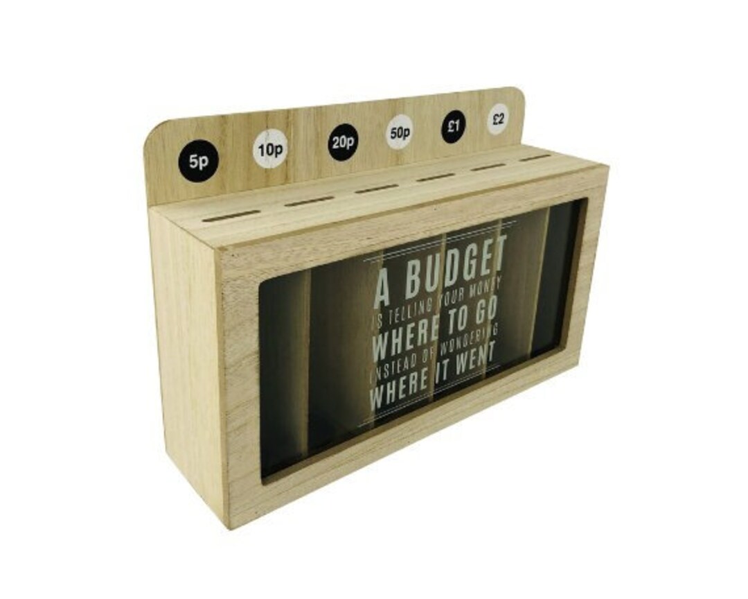 Money Box Coin Organizer 30cm Custom Money Box Wooden Money - Etsy