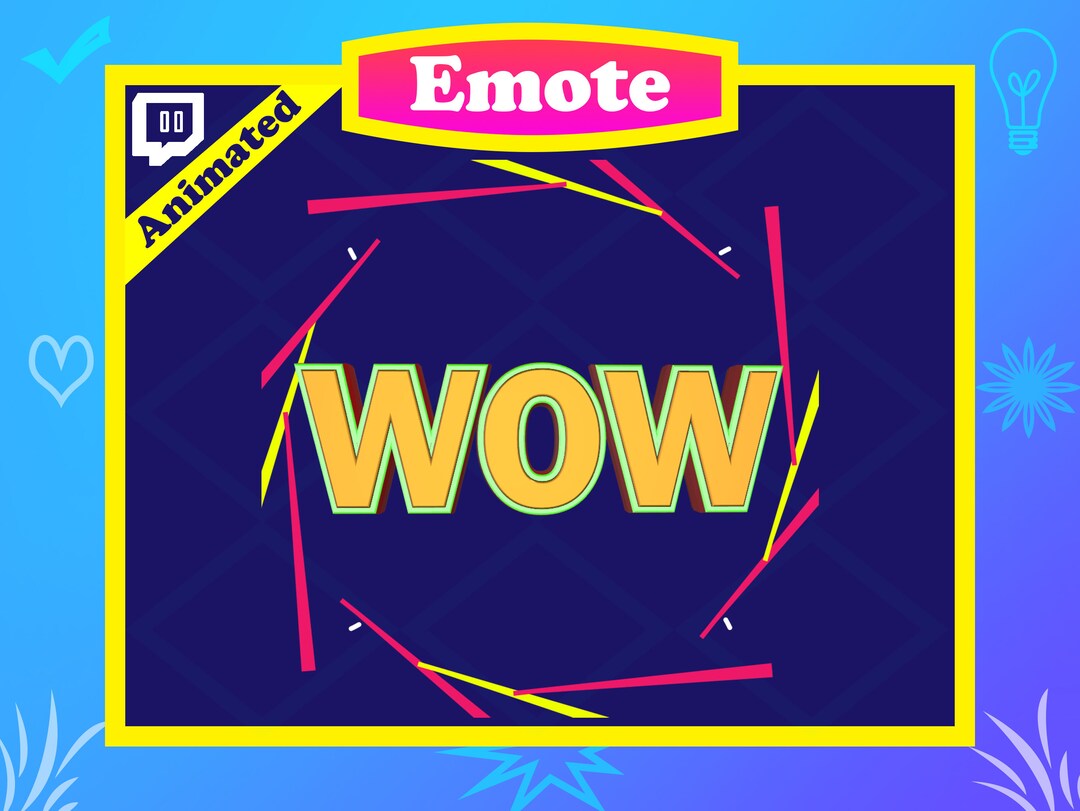 Wow Animated Emote / Twitch Emote /wow Text Animated Emote /discord ...