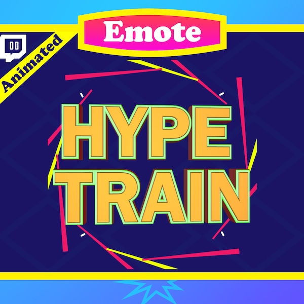 Hype Train Emote Animated - Etsy
