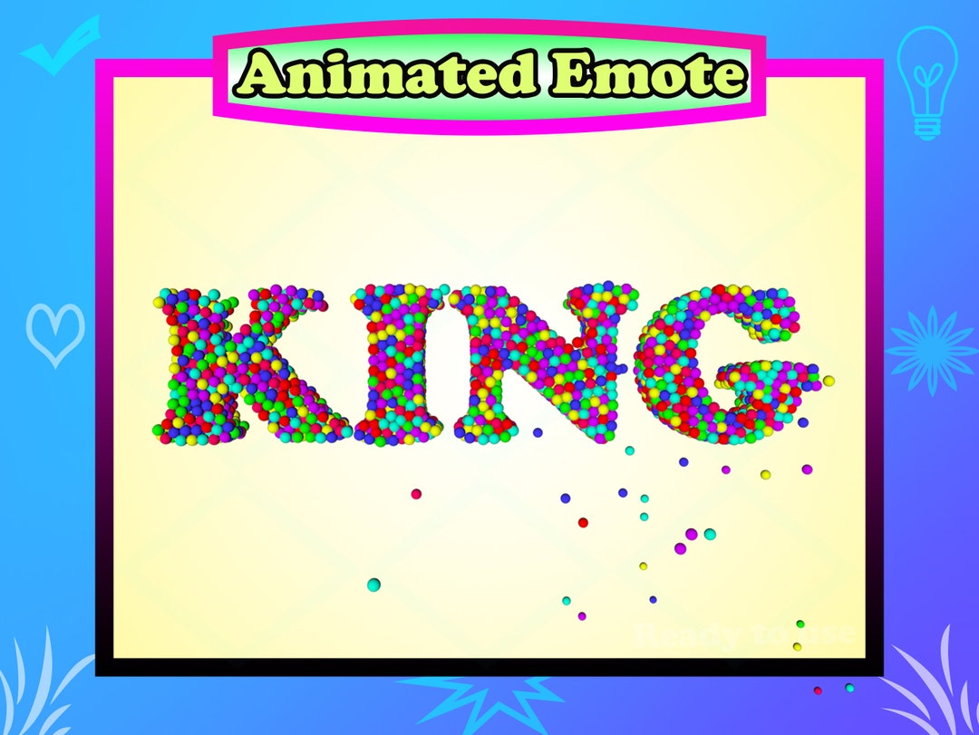 Twitch Animated Emote / Twitch Emote / King Animated Emote /discord ...
