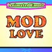 Mod Love Text Twitch Animated Emote / Twitch Emote / Mod Love Animated ...