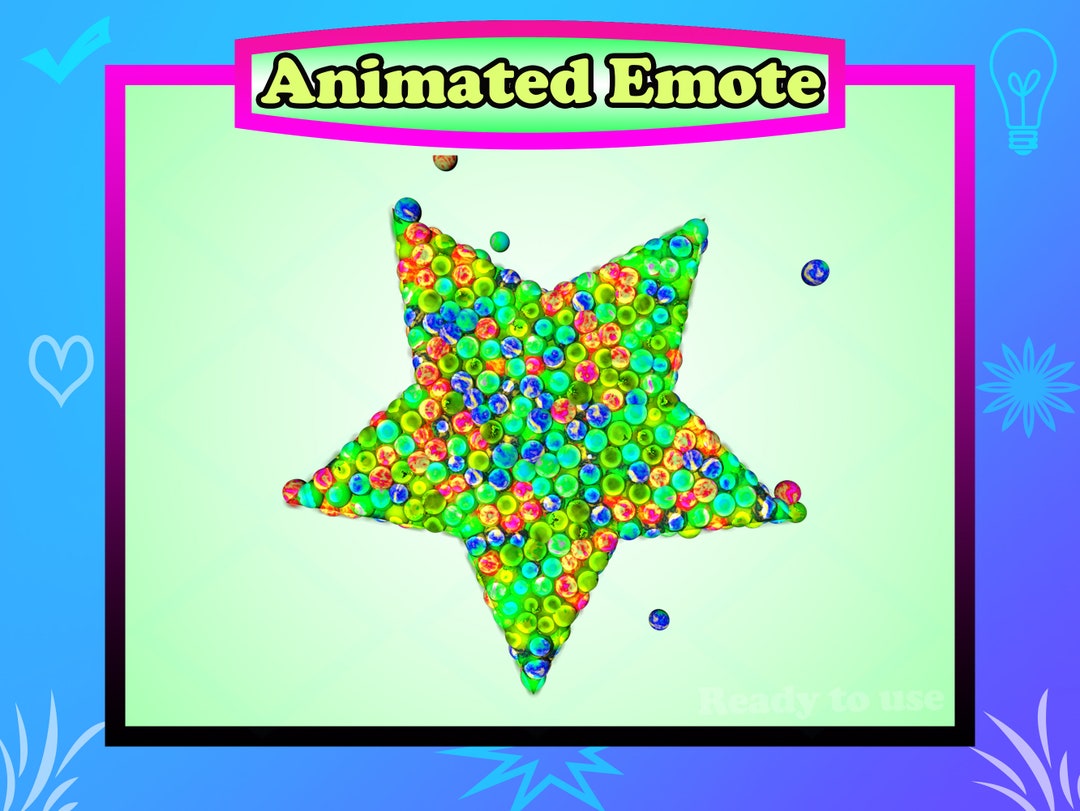 Star Balls Animated Emote / Twitch Emote /star Emote /discord Emote ...