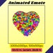 Twitch Animated Emote / Twitch Emote / Heart Balls Animated Emote ...