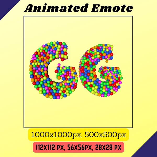 Twitch Animated Emote / Twitch Emote / Heart Balls Animated Emote ...
