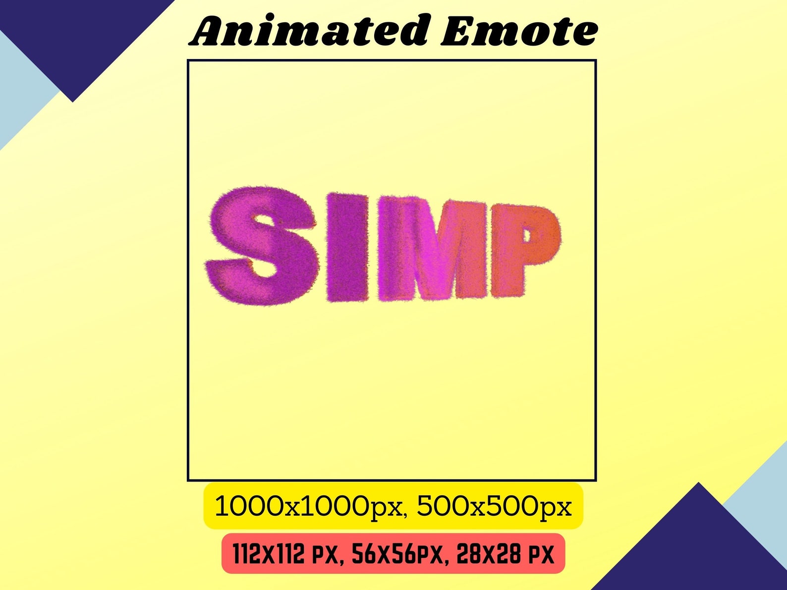 Twitch Animated Emote / Twitch Emote / Simp Animated Emote - Etsy