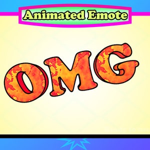 OMG Twitch Animated Emote / Twitch Emote / OMG Animated Emote / Discord ...