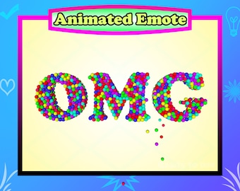 OMG Twitch Animated Emote / Twitch Emote / OMG Animated Emote / Discord ...