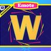 W Text Animated Emote / Twitch Emote / W Animated Emote /discord Emote ...