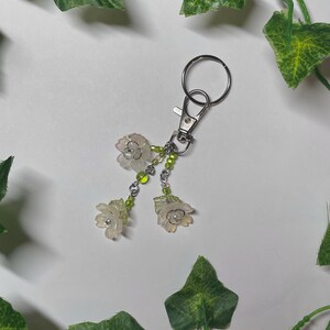 Beaded Flower Keychain - Etsy