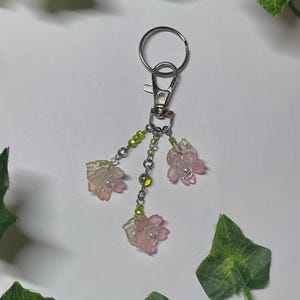 Beaded Flower Keychain - Etsy