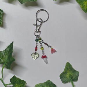 Beaded Flower Keychain - Etsy