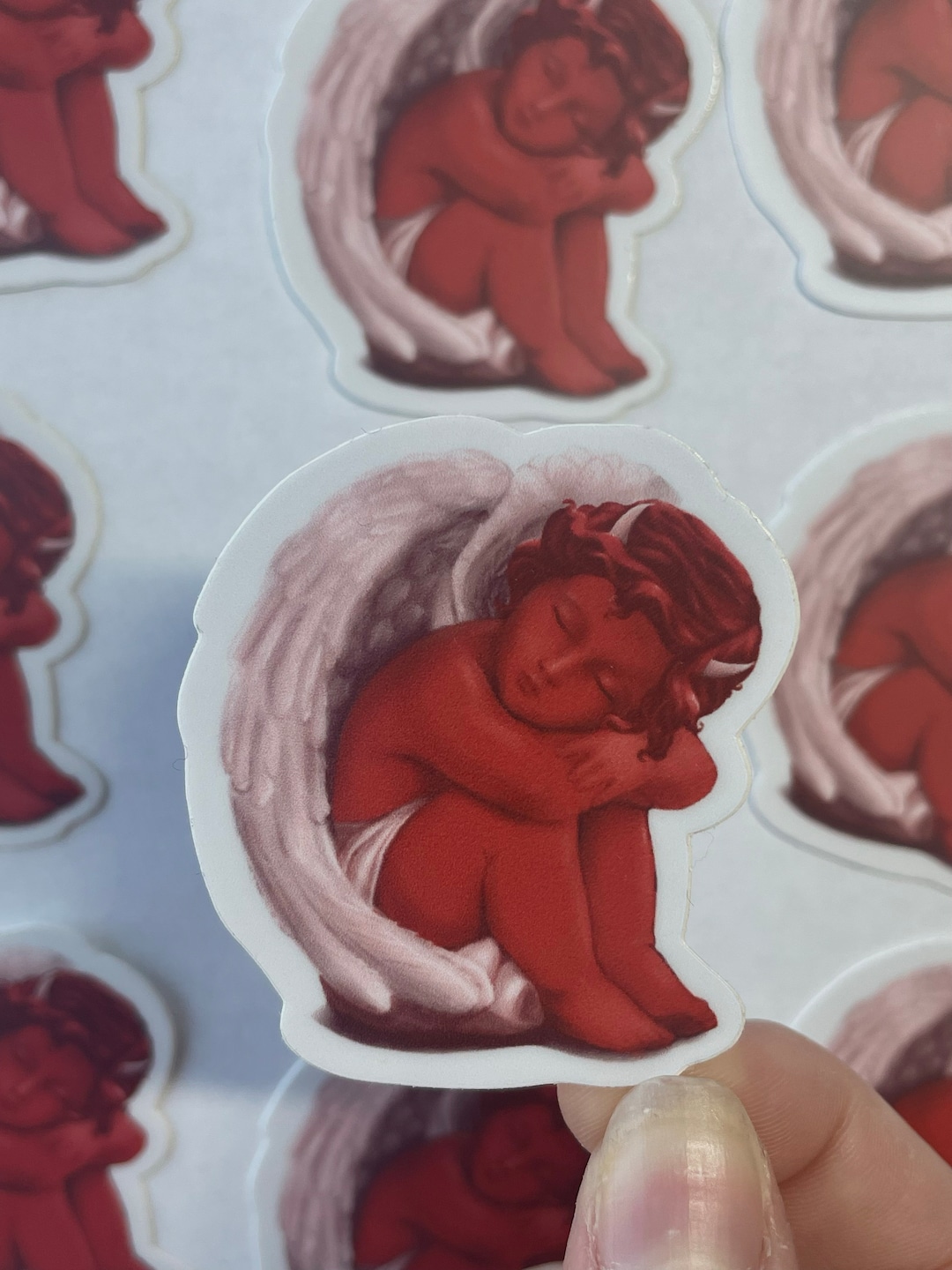 Devil Cherub Stickers - Etsy