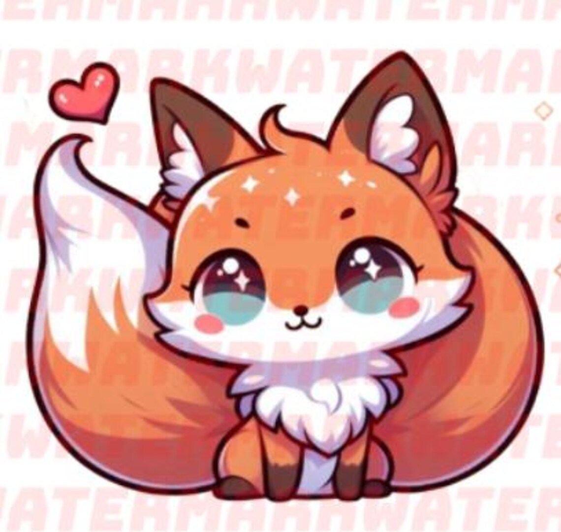 Twitch | Kick Streamer Cute Fox Emotes BUNDLE of 6! Halloween Spooky ...