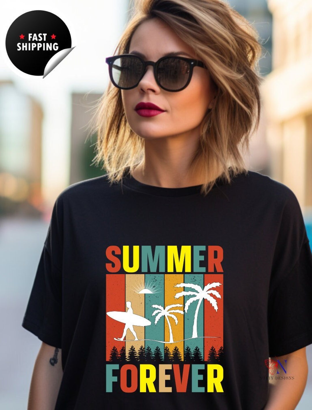 Summer Forever, Family Vacation, Travel Adventure Tshirt, Retro Summer ...