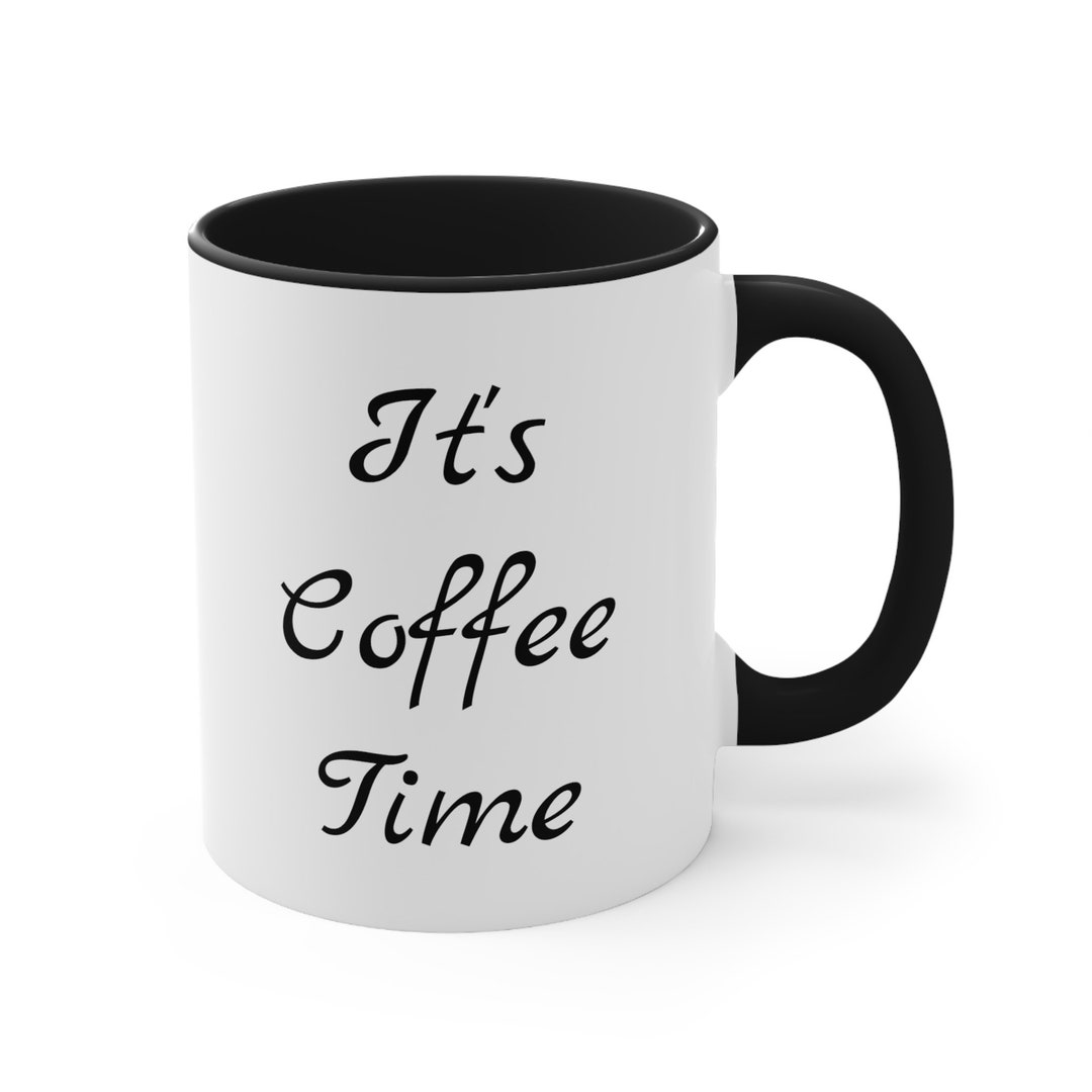 It's Coffee Time Two-tone Coffee Mug, 11oz/330ml - Etsy