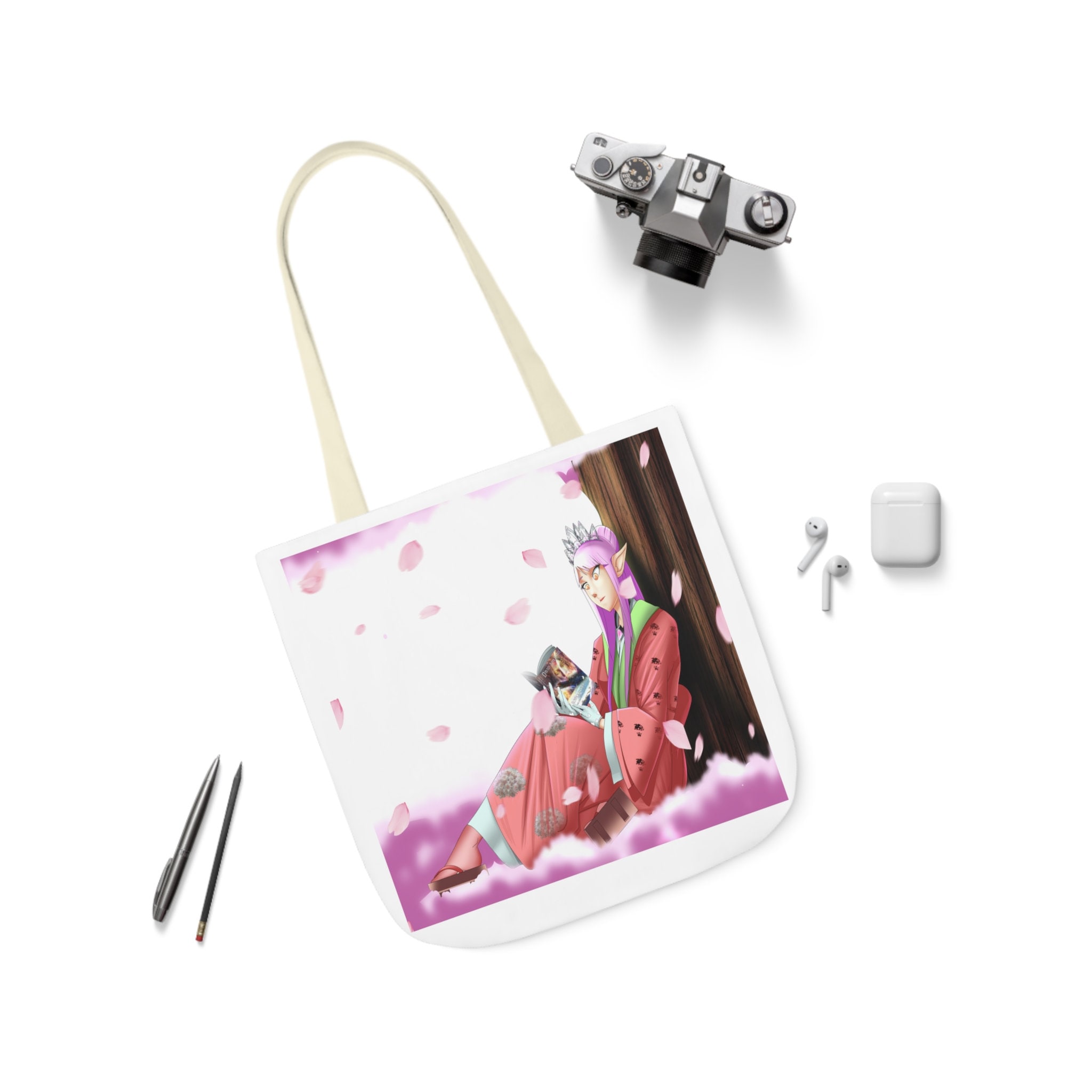 Empress Sora Polyester Tote Bag 2 Shoulder Travel Bag, Beach Tote ...