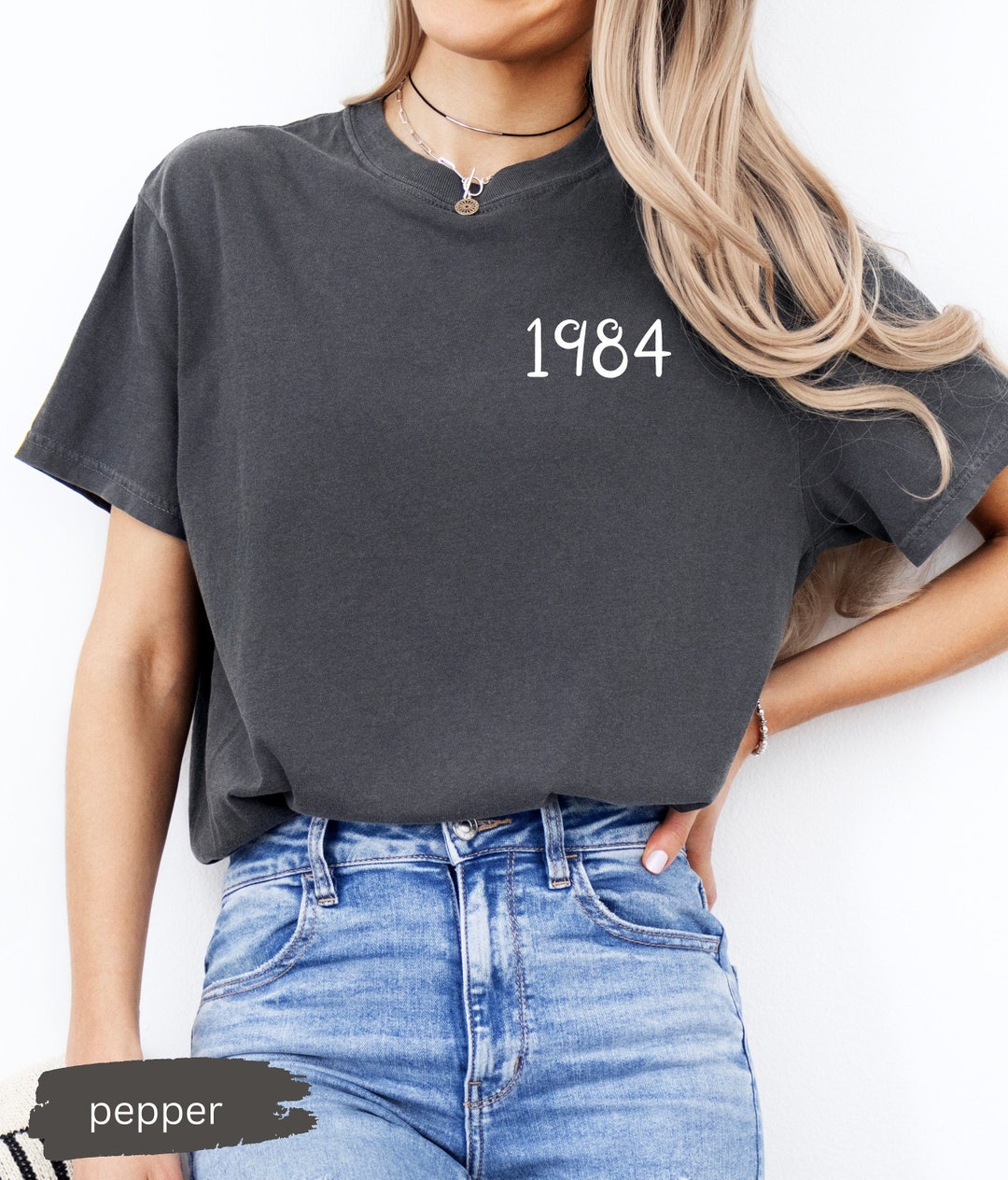 1984 Birth Year Number Shirt, Custom Birth Year Number Shirt, 1984 ...