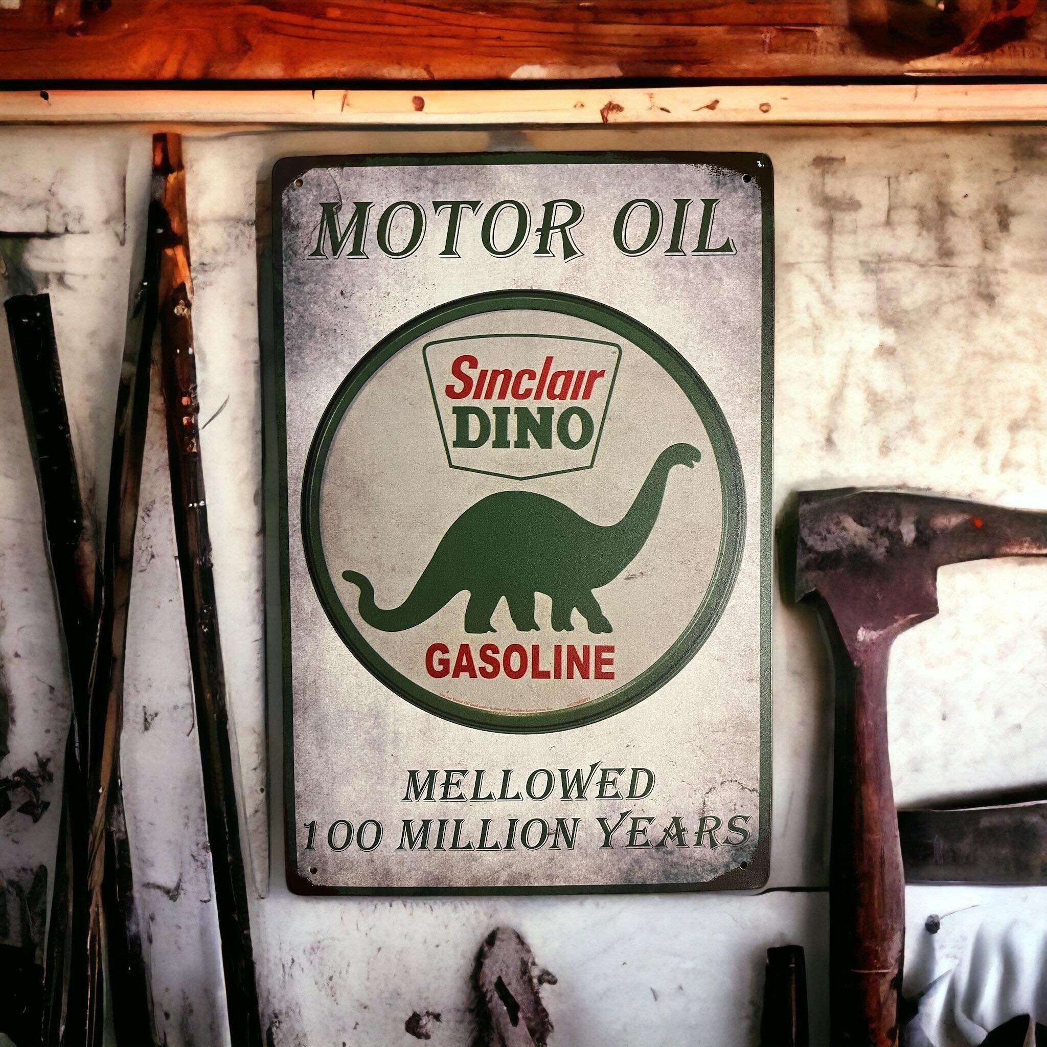 Vintage Gas & Oil Signs Bundle - Sinclair, Texaco, 76 Racing, Gulf ...