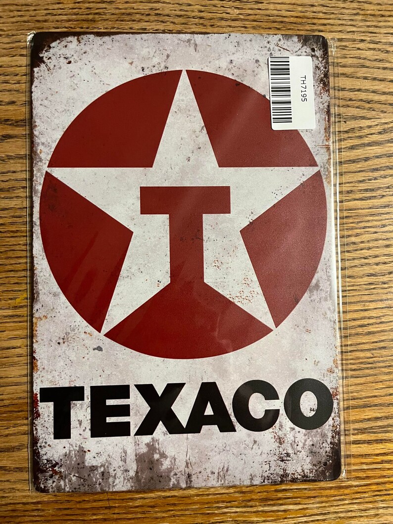 Vintage Texaco Metal Sign | Automotive Signs | Gas & Oil Signs ...