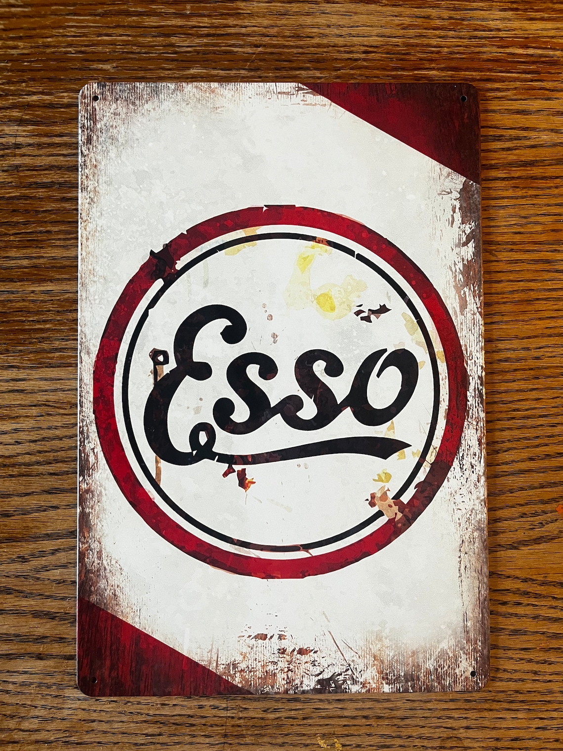 Vintage Esso Motor Oil Metal Sign | Automotive Signs | Gas & Oil Signs ...