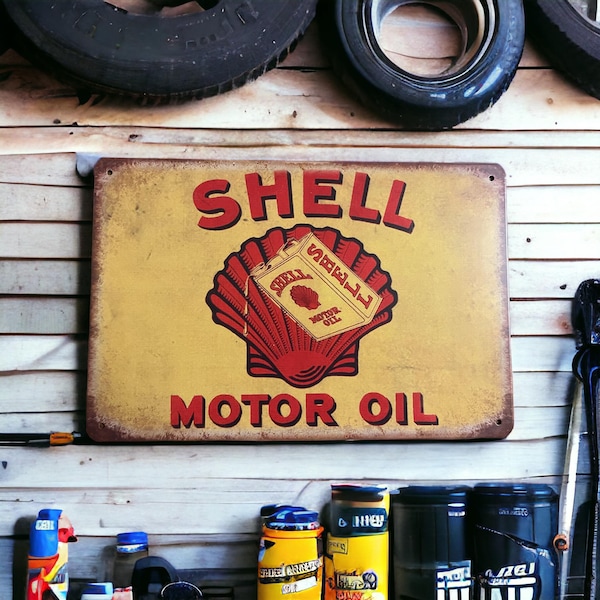 Shell Gas Signs - Etsy