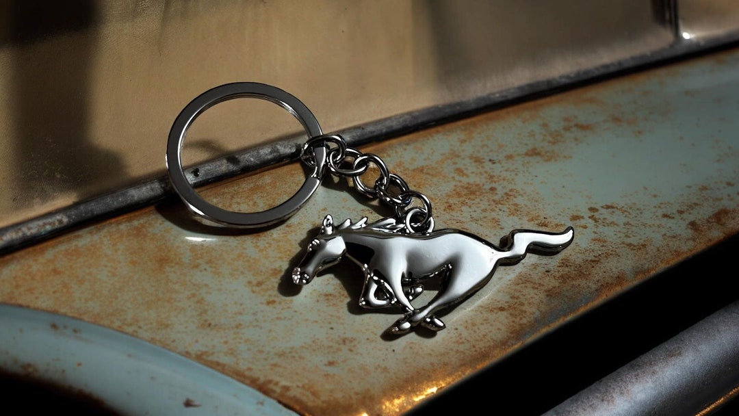 Ford Mustang Key Chain | Ford Horse Logo Key Chain | Automotive Key ...