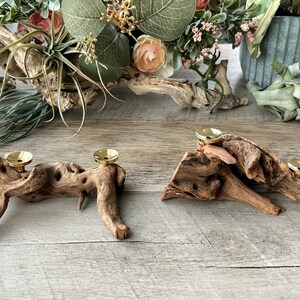 Beautiful Driftwood DOUBLE Sphere Stand Crystal Sphere Holder Ornate ...