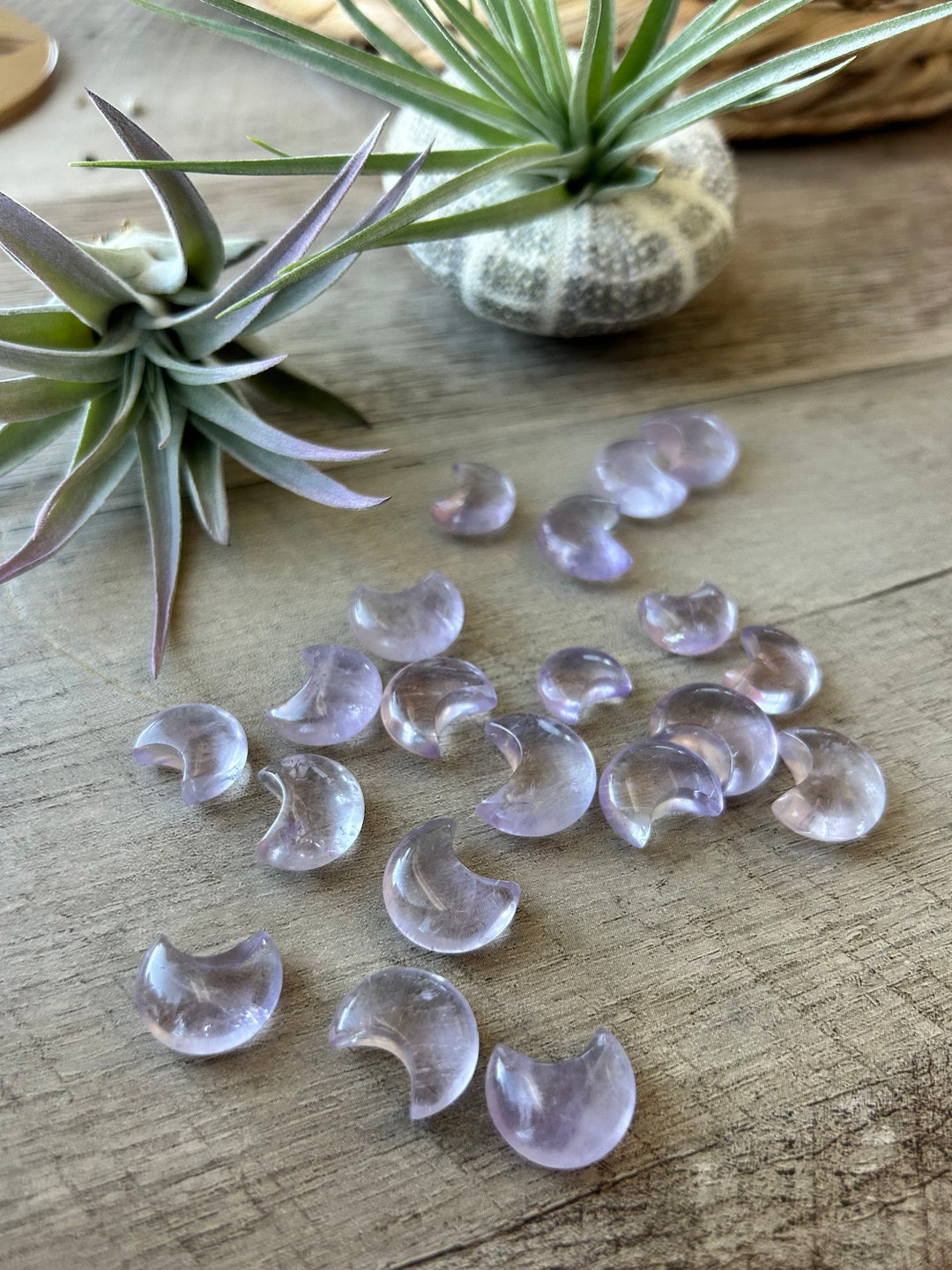 Purple Amethyst Crystal Moons Mini Crystals Crescent Moon Crystals for ...