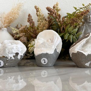 Scolecite Spray Inside Quartz Geode | Natural Scolecite Geode | Fine ...