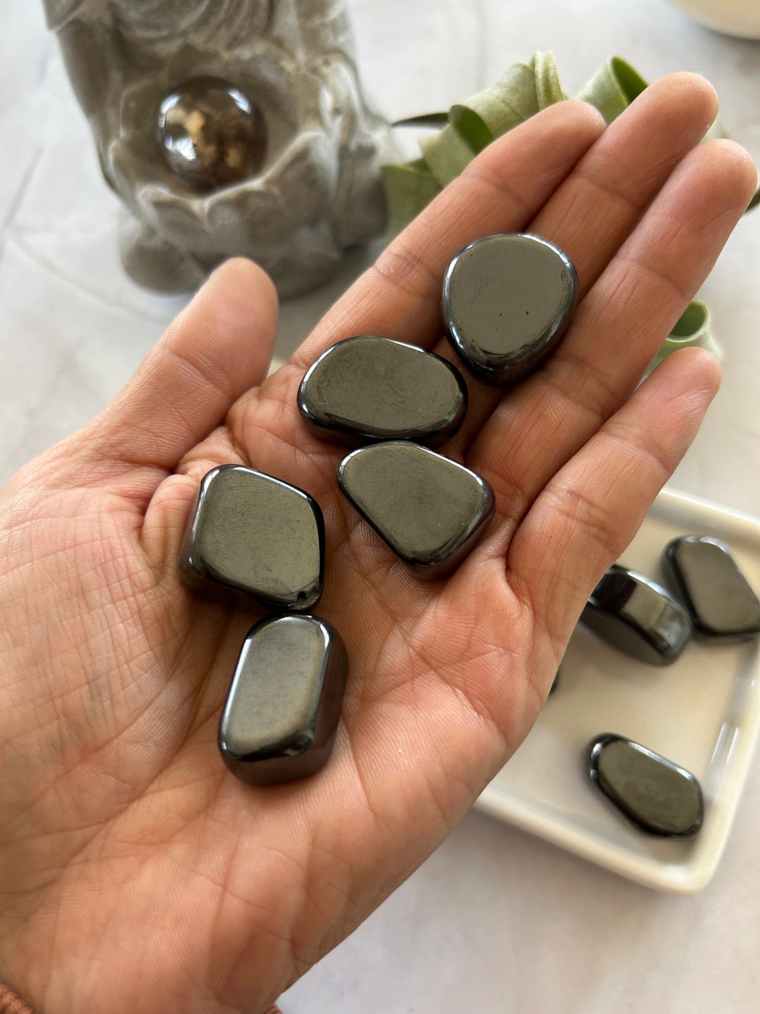 Magnetic Hematite Stone Hematite Tumble Magnetic Sticky Stone Hematite ...