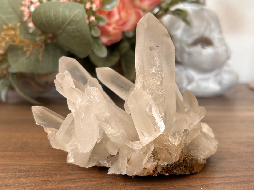 Natural Raw Clear Quartz Geode Cluster Crystal Cluster Clear Quartz ...