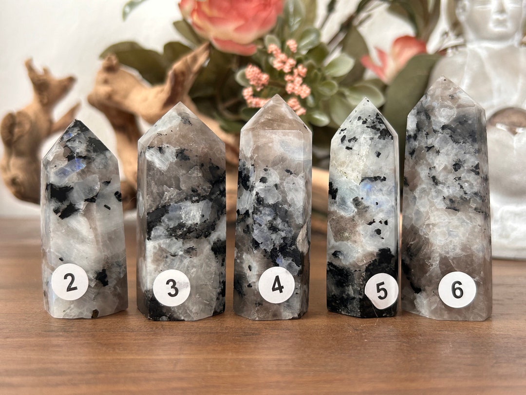 YOU CHOOSE Rainbow Moonstone Points Rainbow Moonstone Towers Rainbow ...