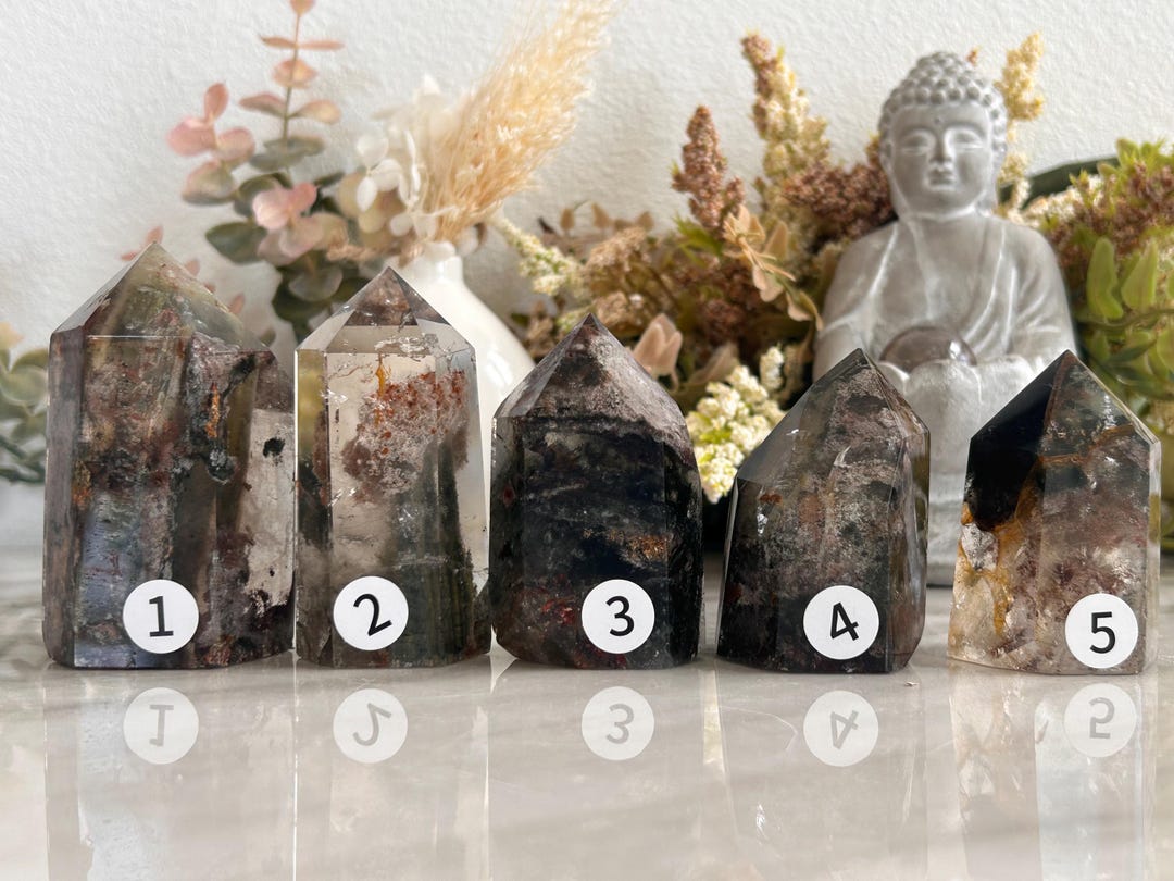 Natural Garden Quartz Tower Garden Quartz Chakras Reiki Healing Tower ...