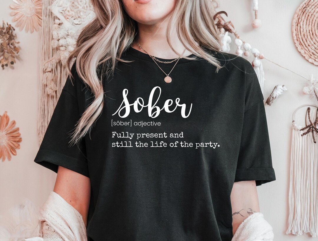 Sober Noun Shirt | Sober Definition Shirt | Sober Shirt | Sobriety Tee ...
