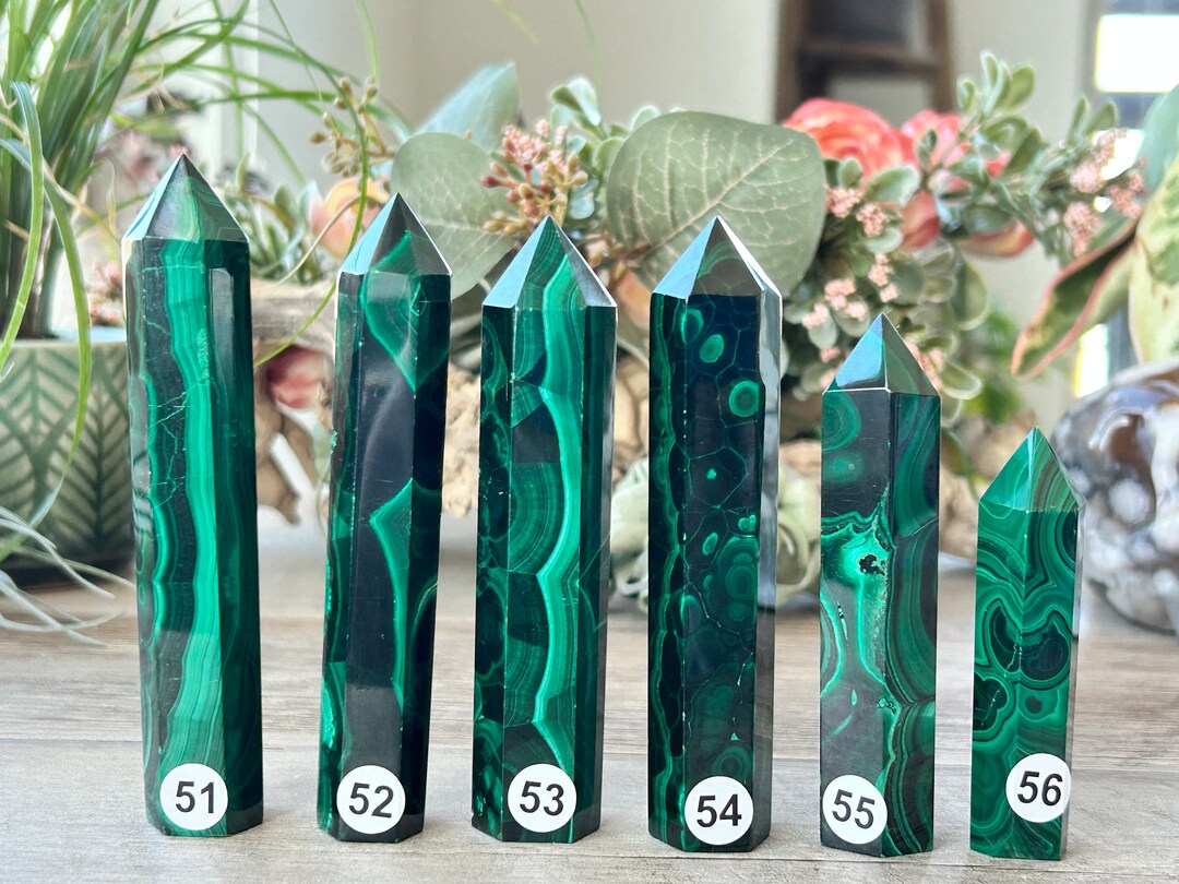 Velvet Flash, High Quality Malachite Tower Crystal Tower High Quality ...