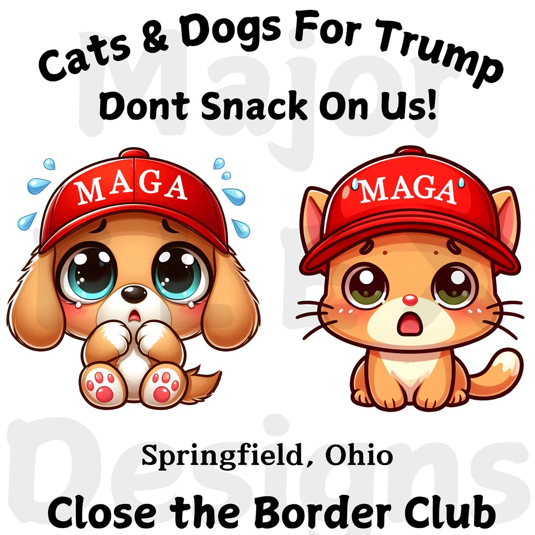 Cats Dogs for Trump, Cats for Trump, Dogs for Trump, Trump2024 Png ...