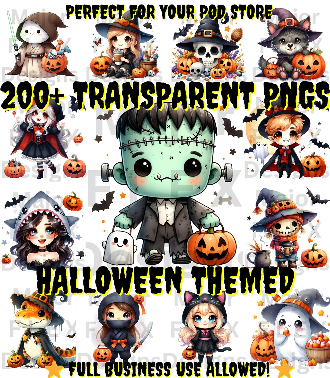 200+ Cute Halloween Bundle PNG, Halloween Png Bundle, Ghost PNG Bundle ...