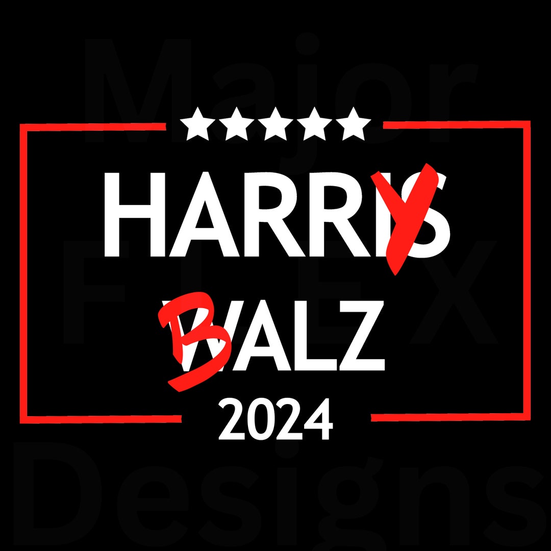 Harry Balz 2024 Png, Funny Political 2024 Png, Harris Walz Png, Funny ...