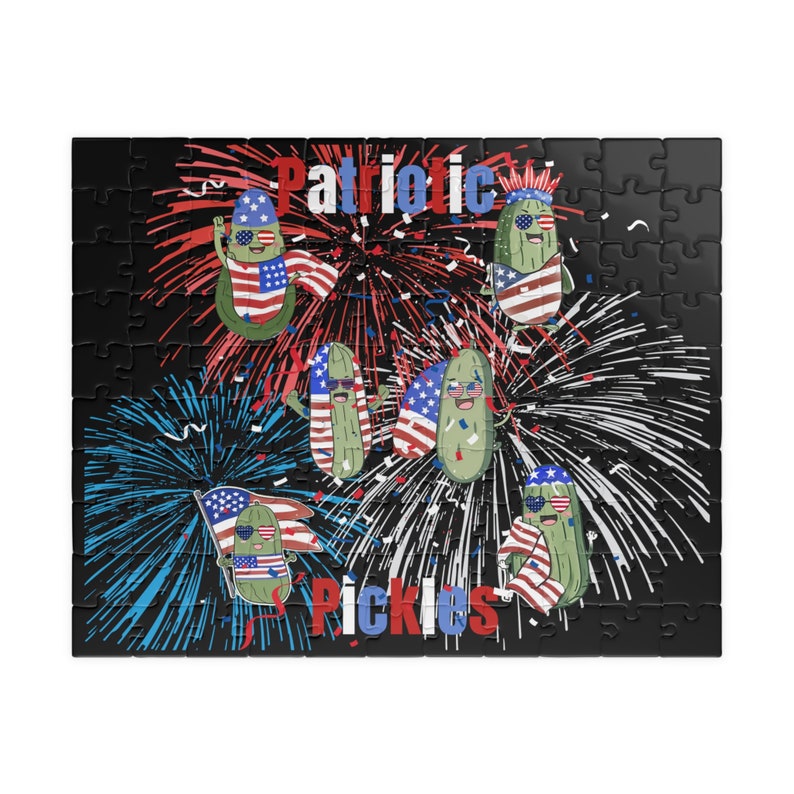 Patriotic Pickles. Fourth of July, Veterans' Day, Flag Day, Patriotic ...