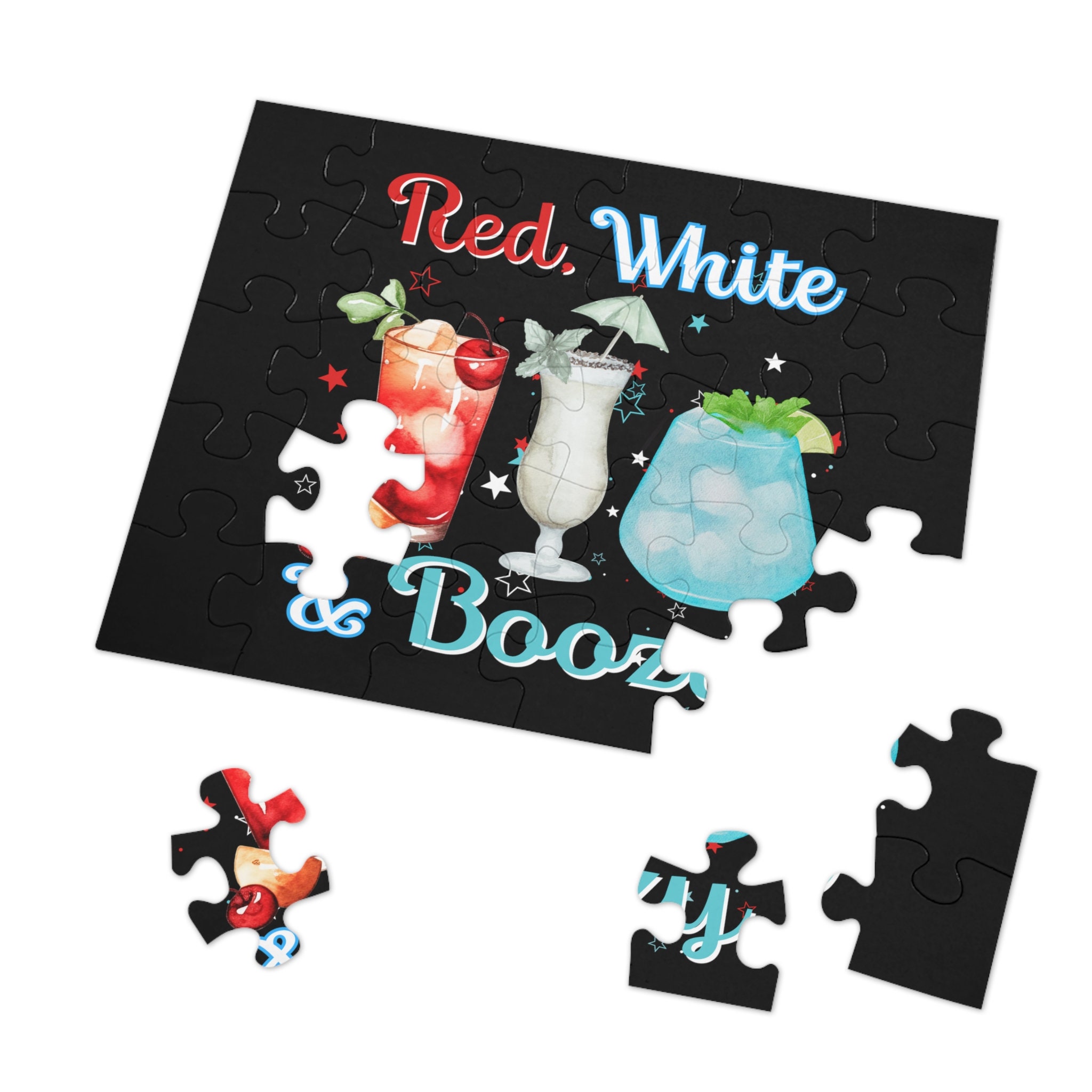 Red, White & Boozy. Fourth of July, Flag Day Celebrating Independence a ...