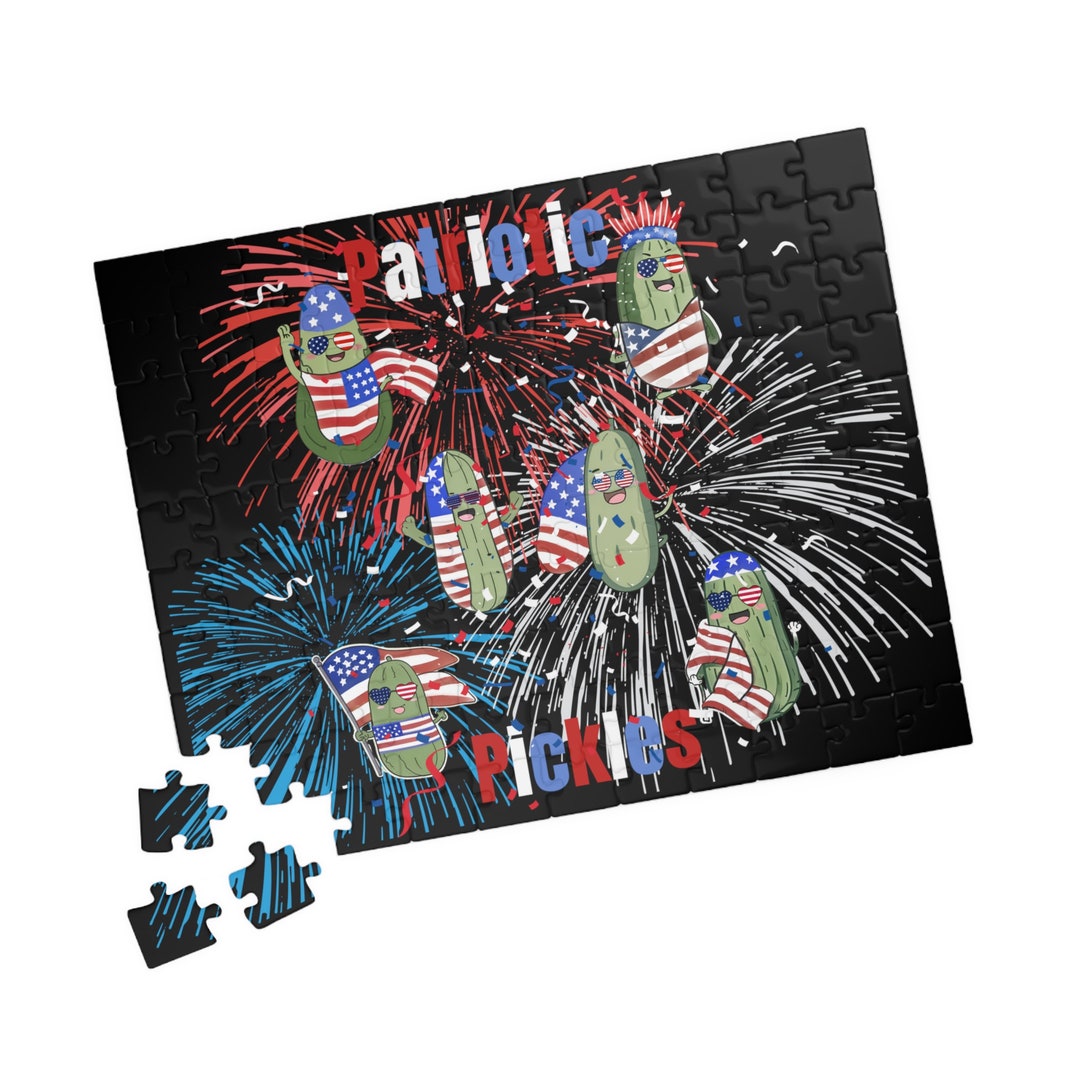 Patriotic Pickles. Fourth of July, Veterans' Day, Flag Day, Patriotic ...