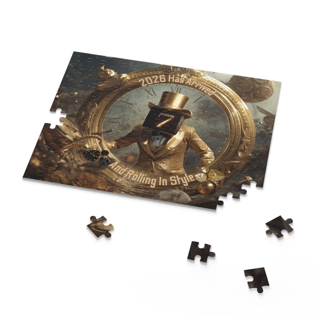 2026 Has Arrived Rolling in Style Puzzle - Etsy