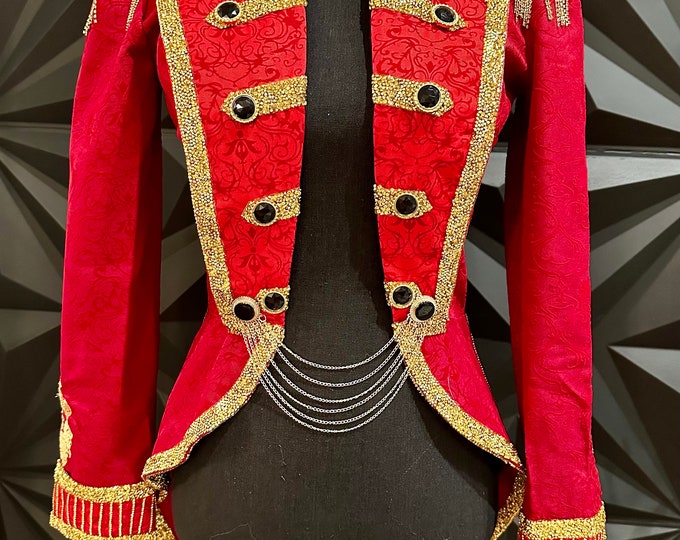 Sequin Tailcoat, Circus Ringmaster Costume, Made to Order - Etsy